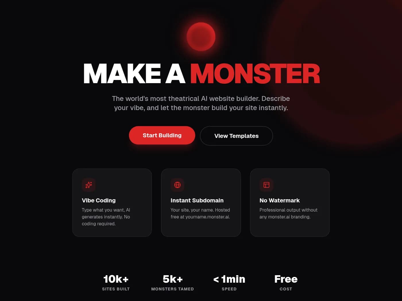 Monster.ai Website Builder