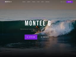 Montee G Artist Website