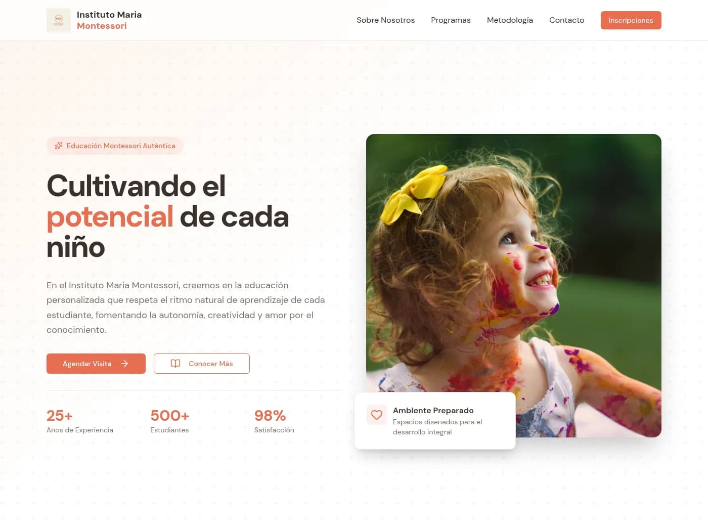 Montessori Site Revamp