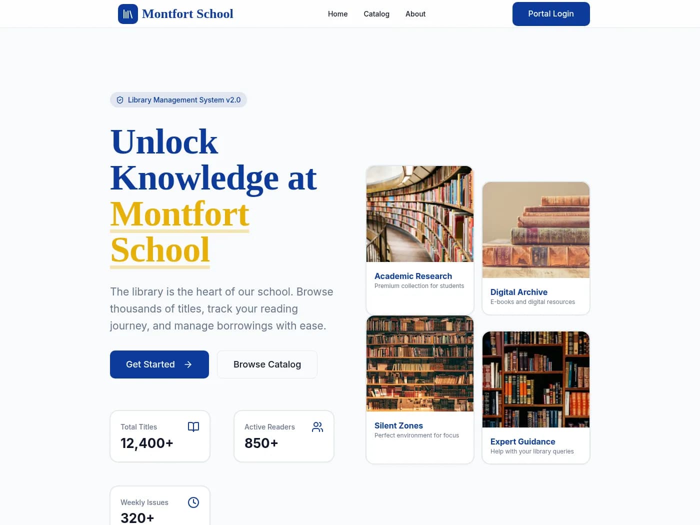 Montfort Library Portal