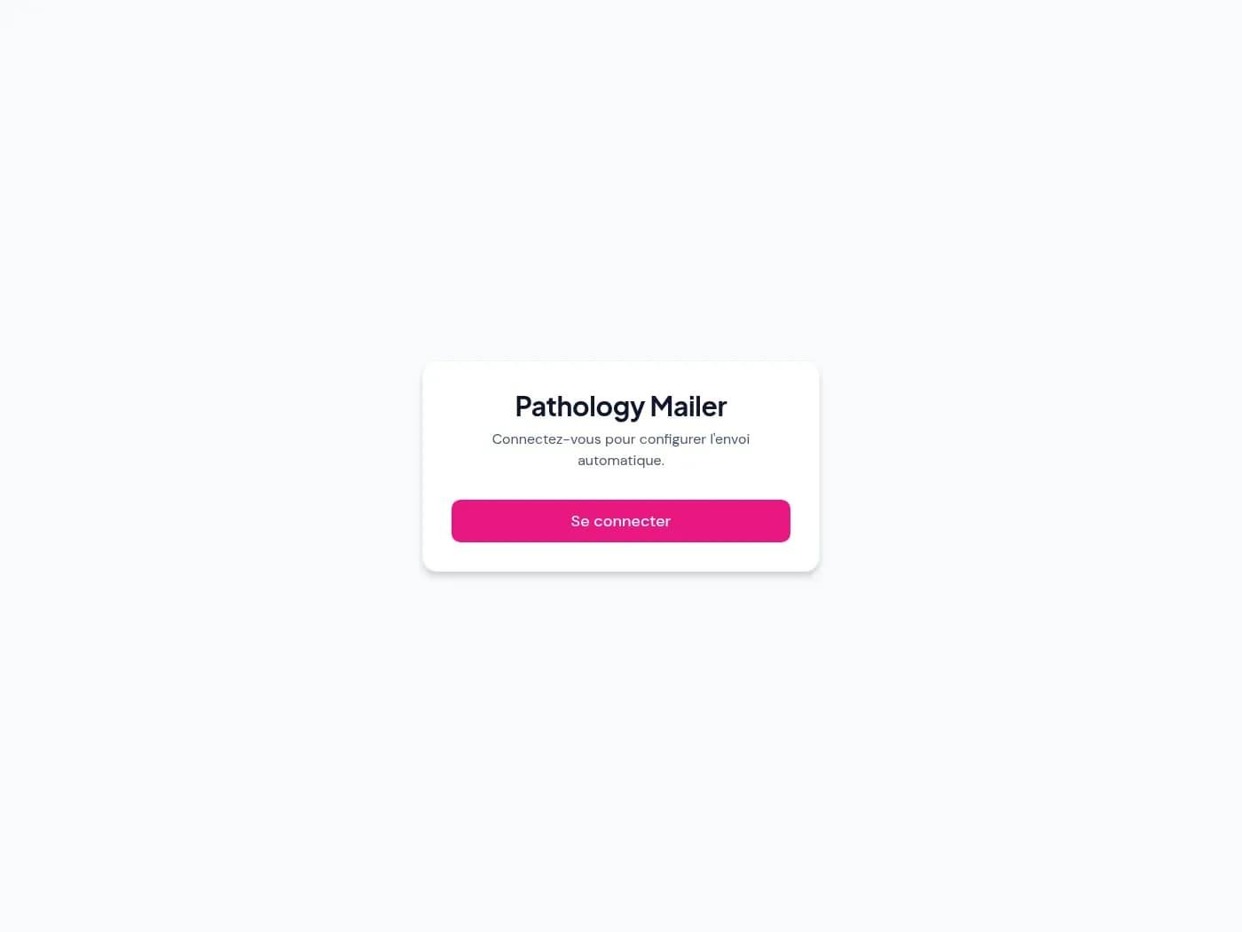Pathology Auto Mailer