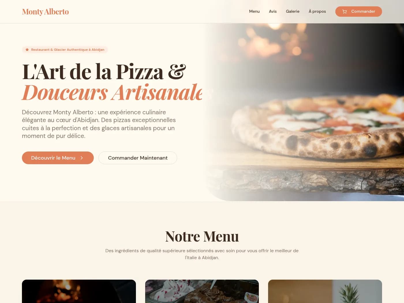Monty Alberto Restaurant Site