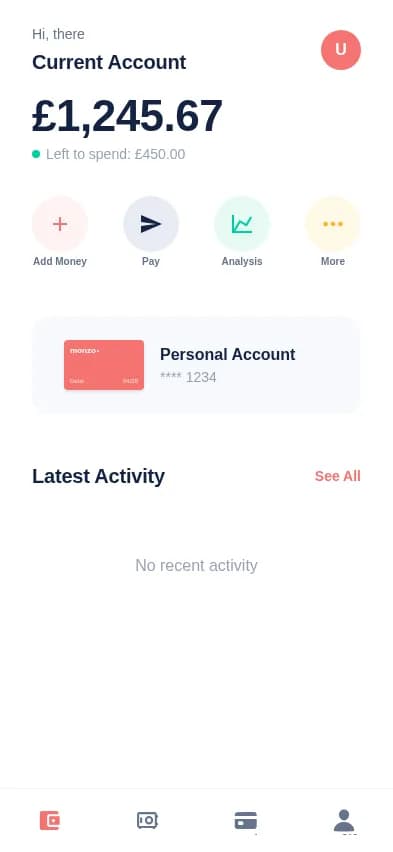 Monzo Clone