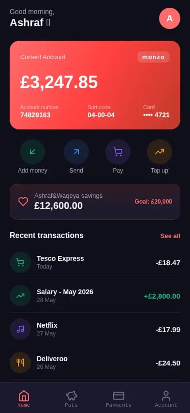 Banking Account Setup App