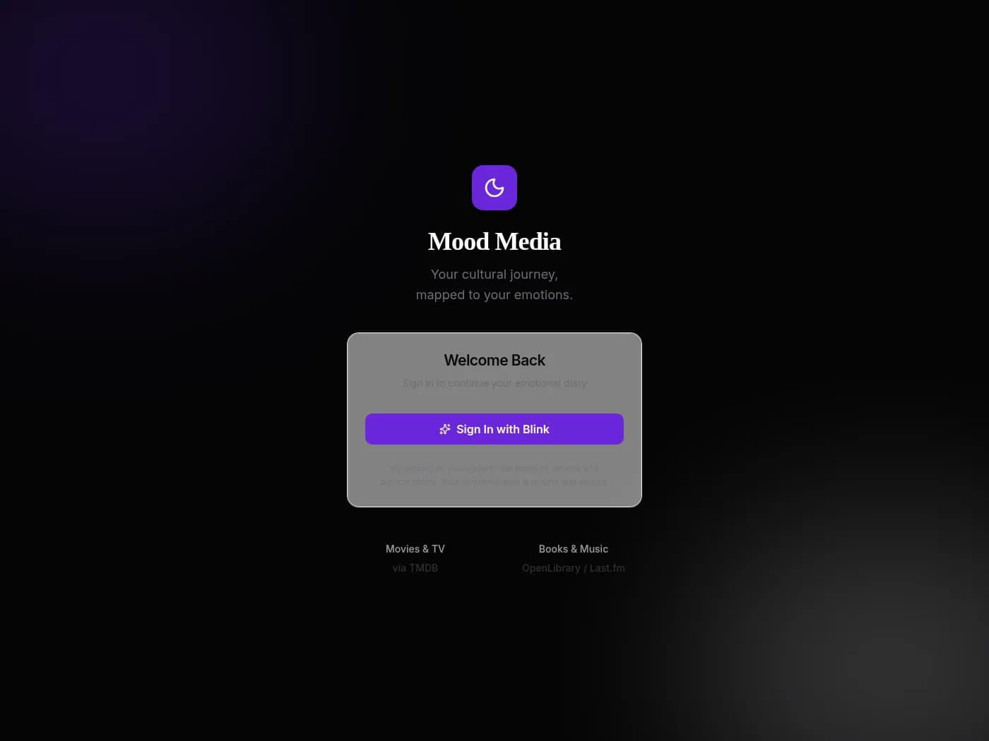 Mood Media Diary