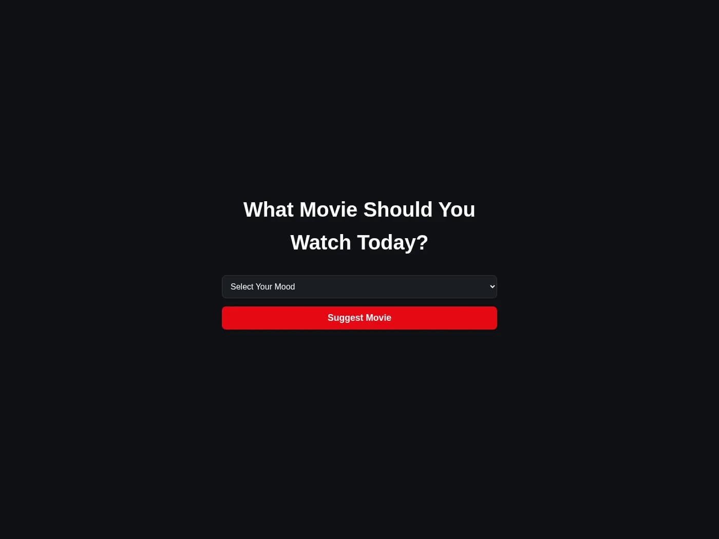 Mood Movie Finder