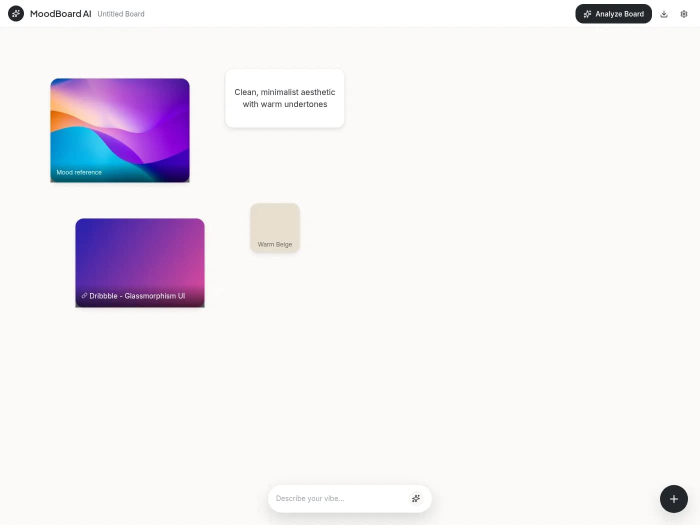 MoodBoard AI