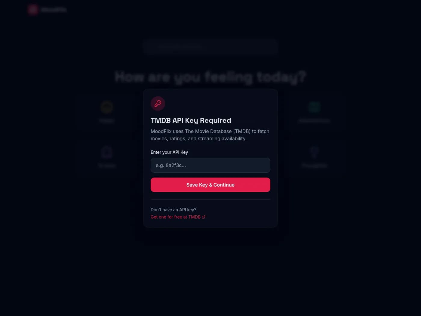 MoodFlix Movie Recommender