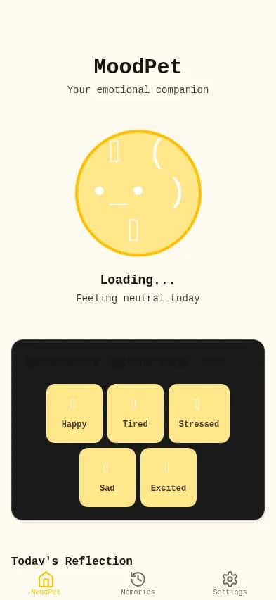 MoodPet Virtual Buddy