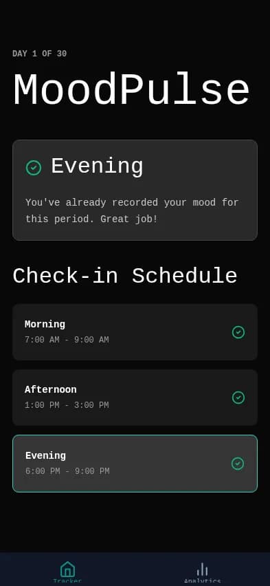 MoodPulse Tracker