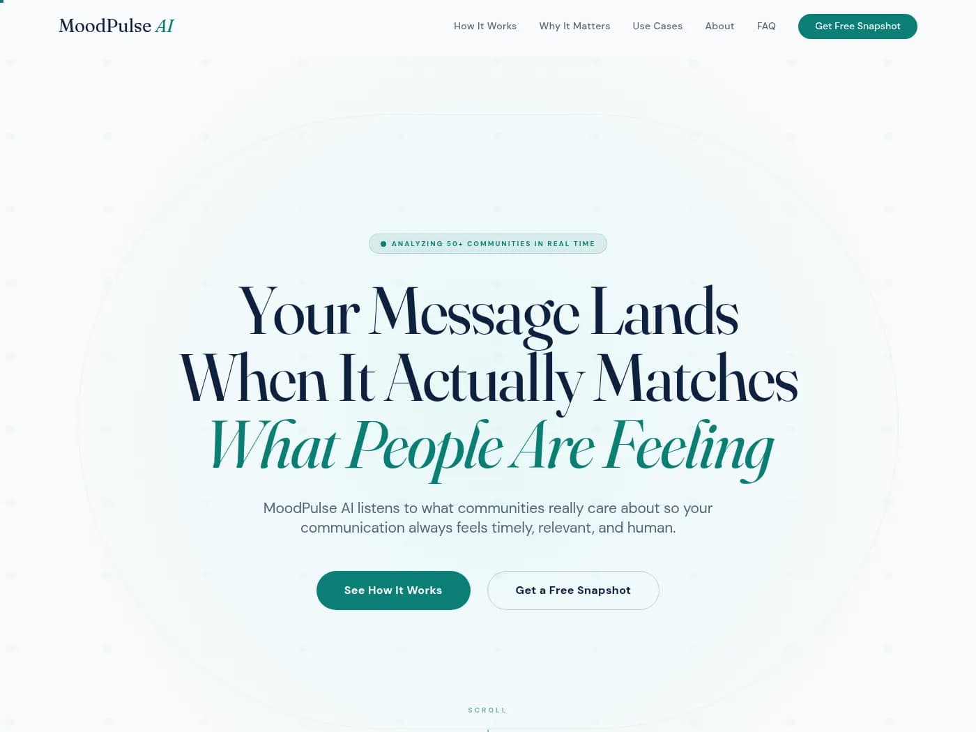 MoodPulse AI Marketing Site