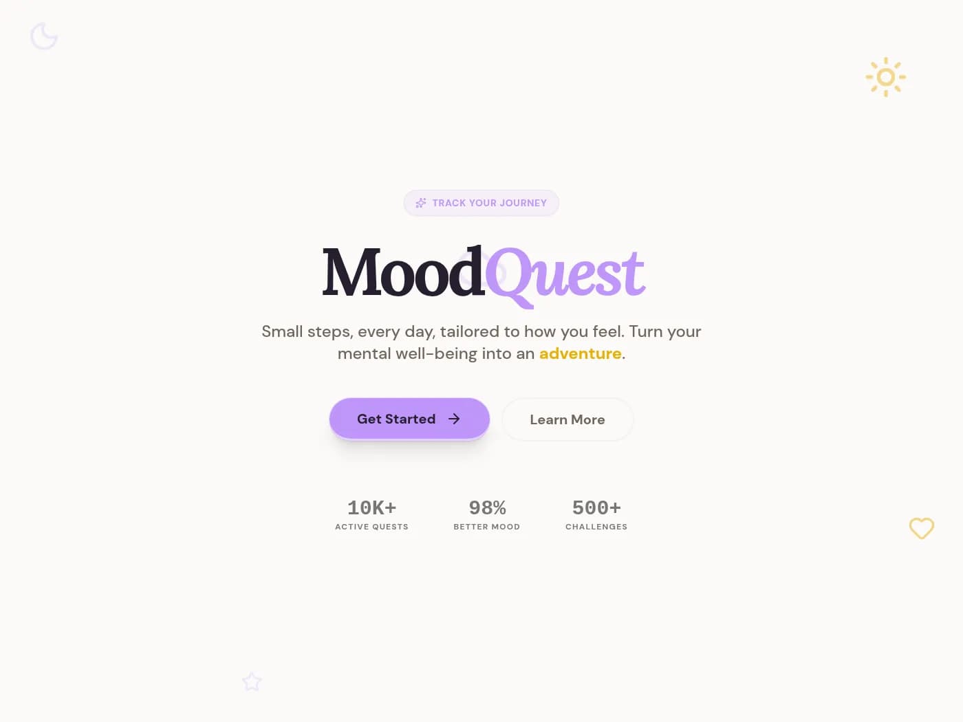 MoodQuest Challenge App