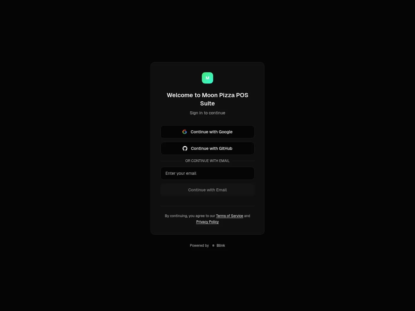 Moon Pizza POS Suite