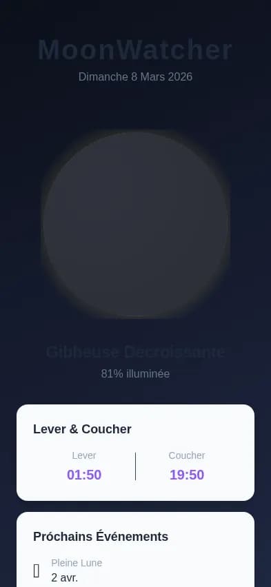 MoonWatcher App