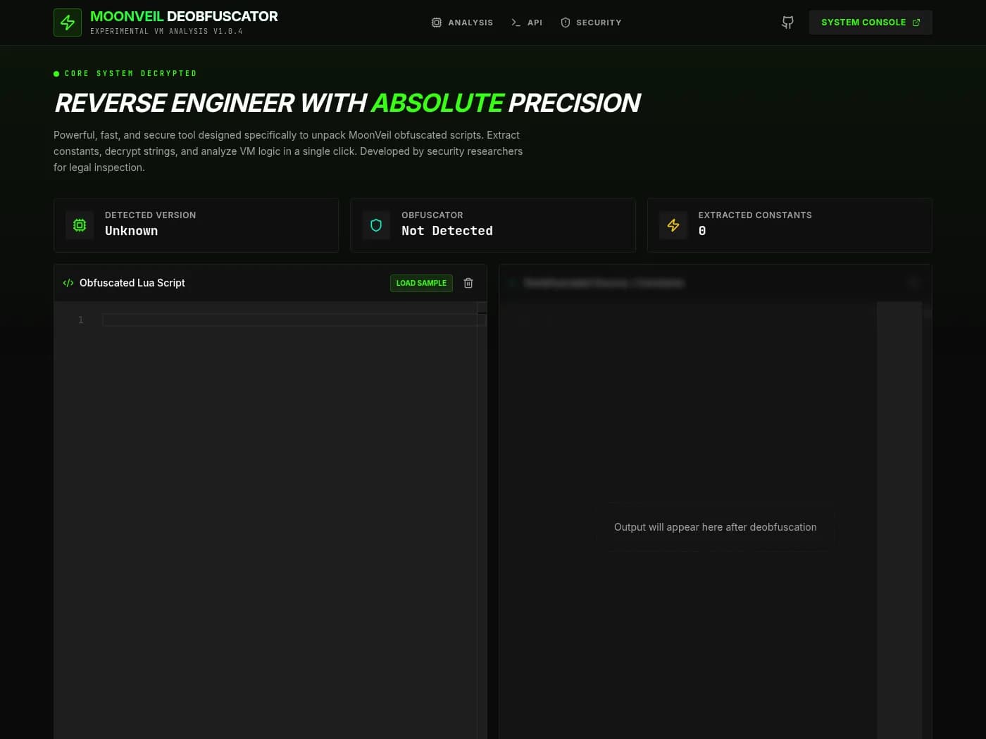 MoonVeil Deobfuscator