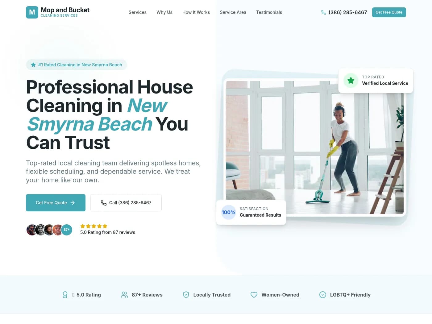 Mop & Bucket Website