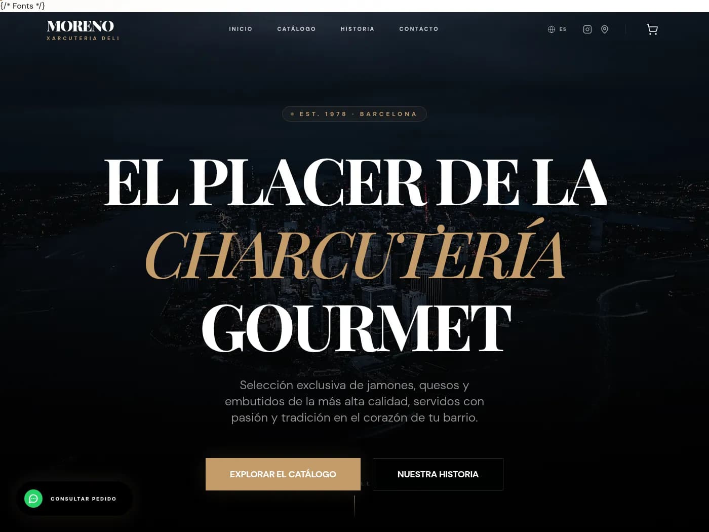 Moreno Deli Web