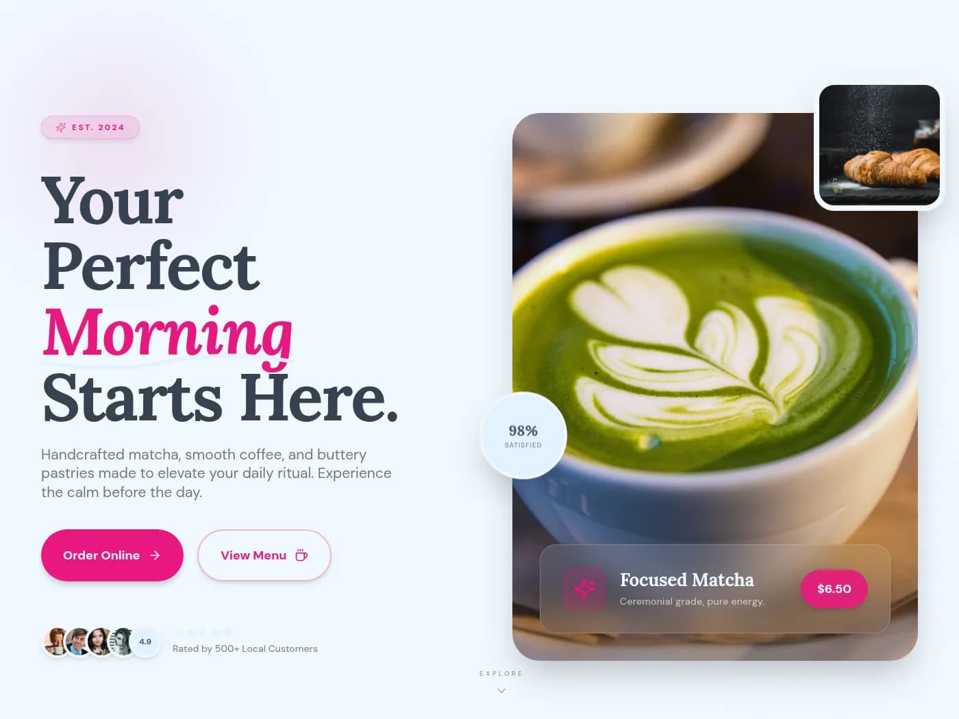 Morning Mood Café Site