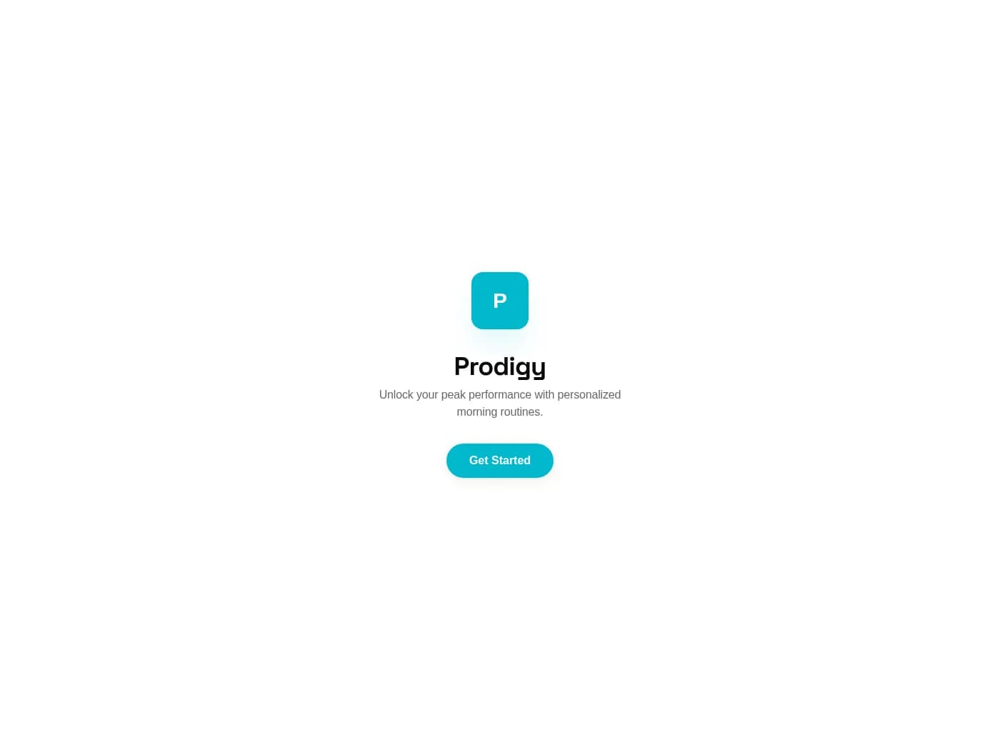 Prodigy Morning Routine