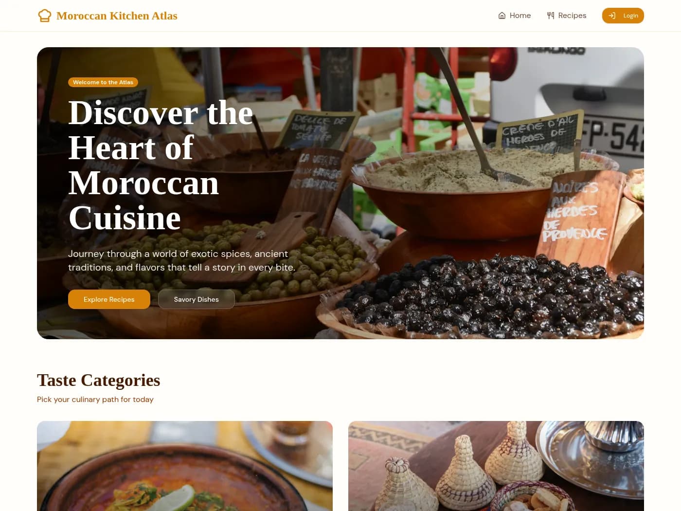 Moroccan Kitchen Atlas