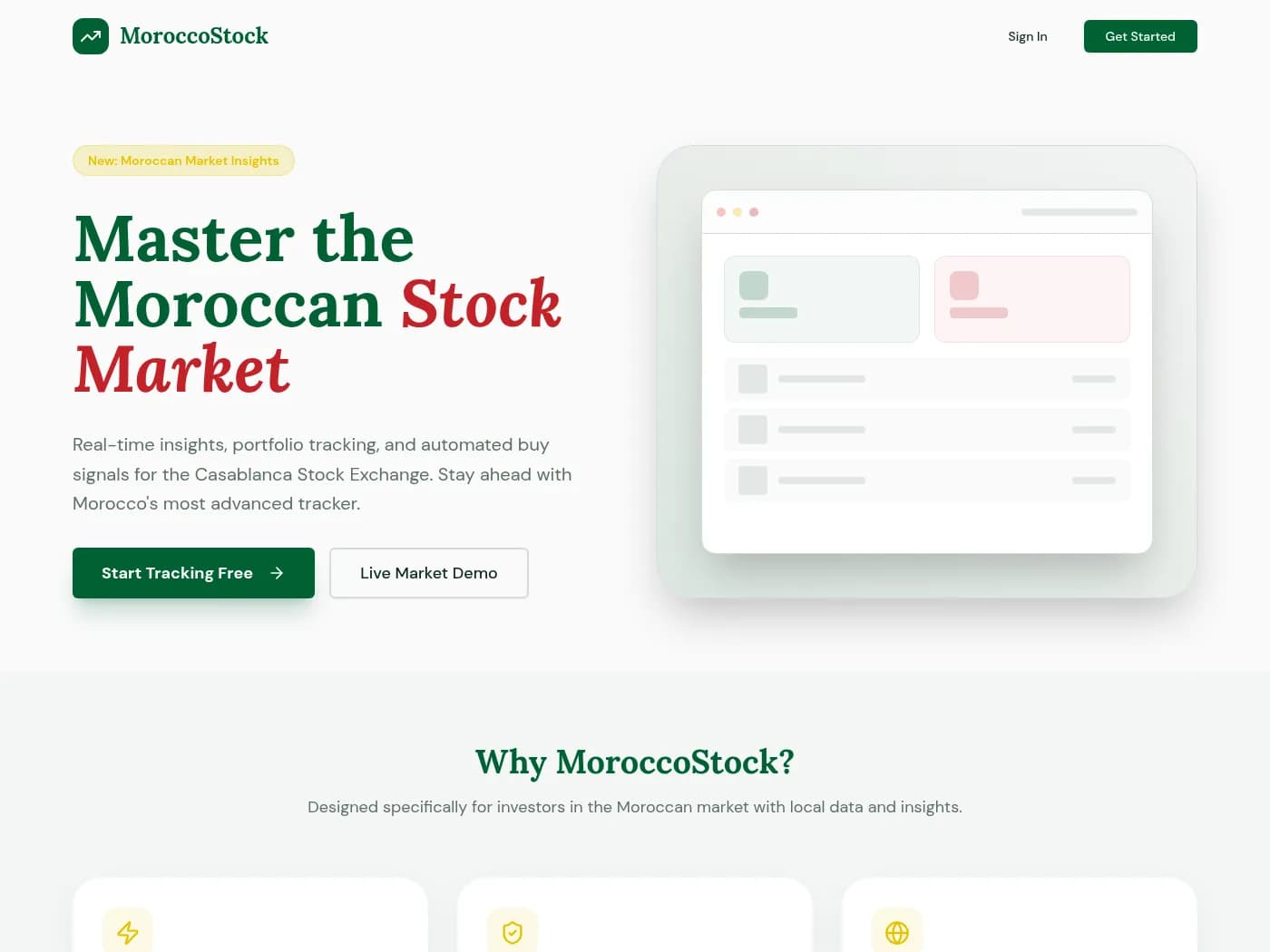 Morocco Stock Tracker