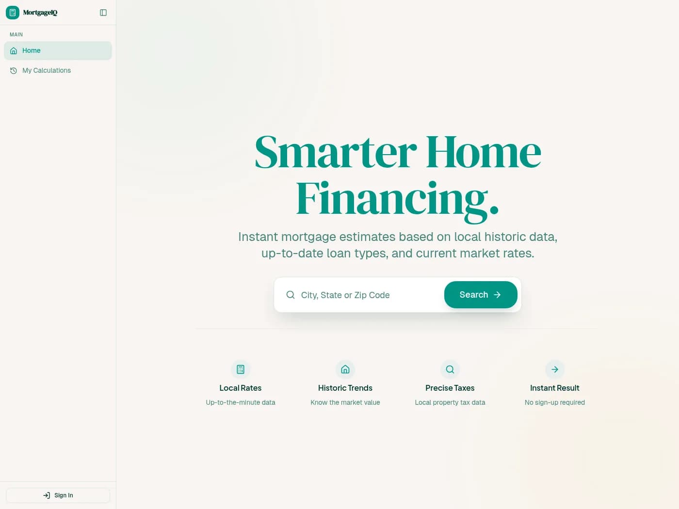 Smart Mortgage Calculator