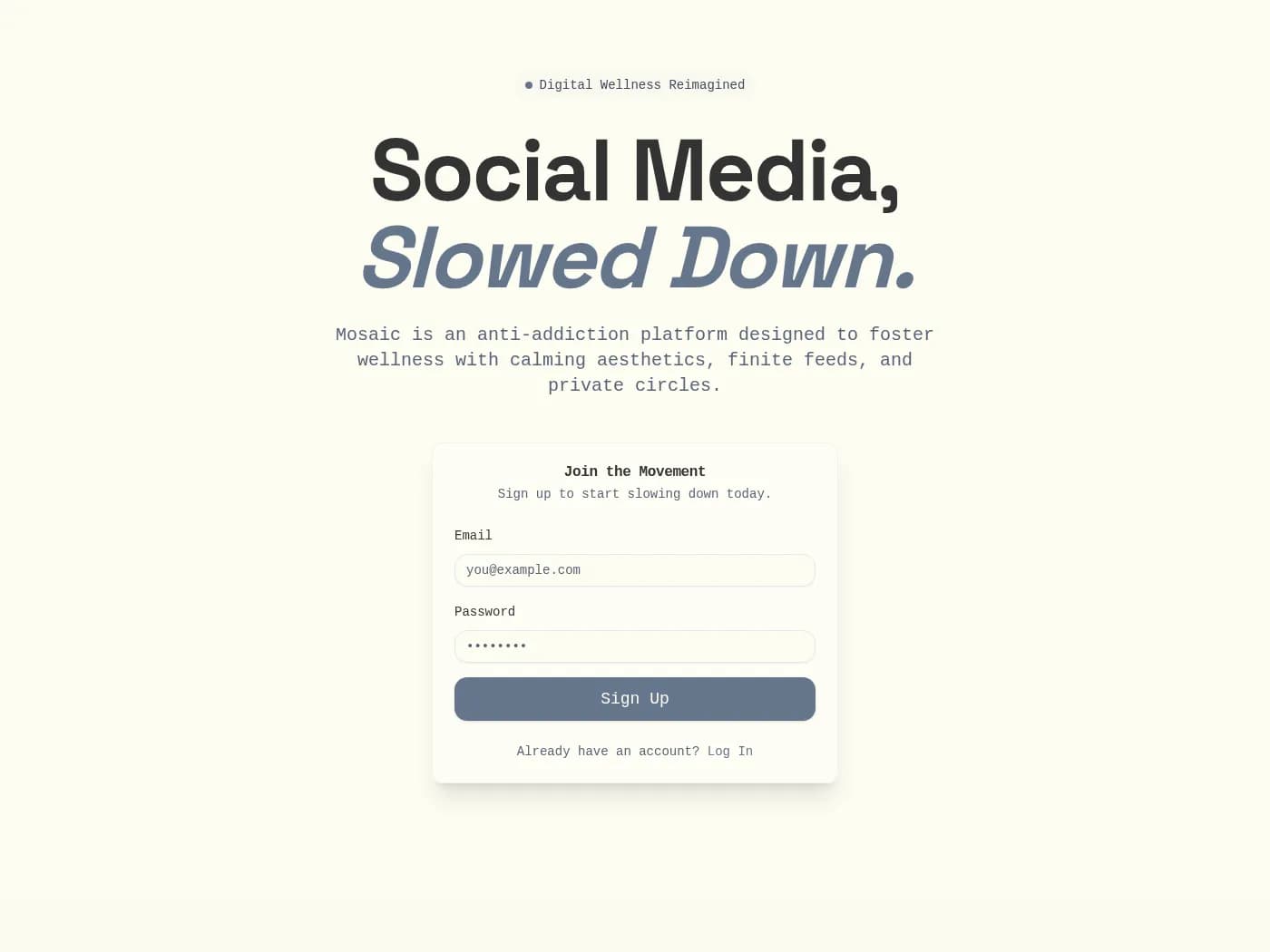 Mosaic Social App
