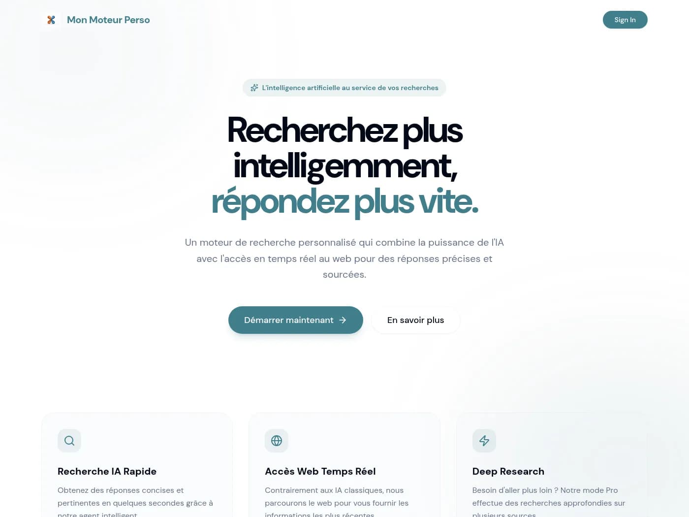 Mon Moteur Perso