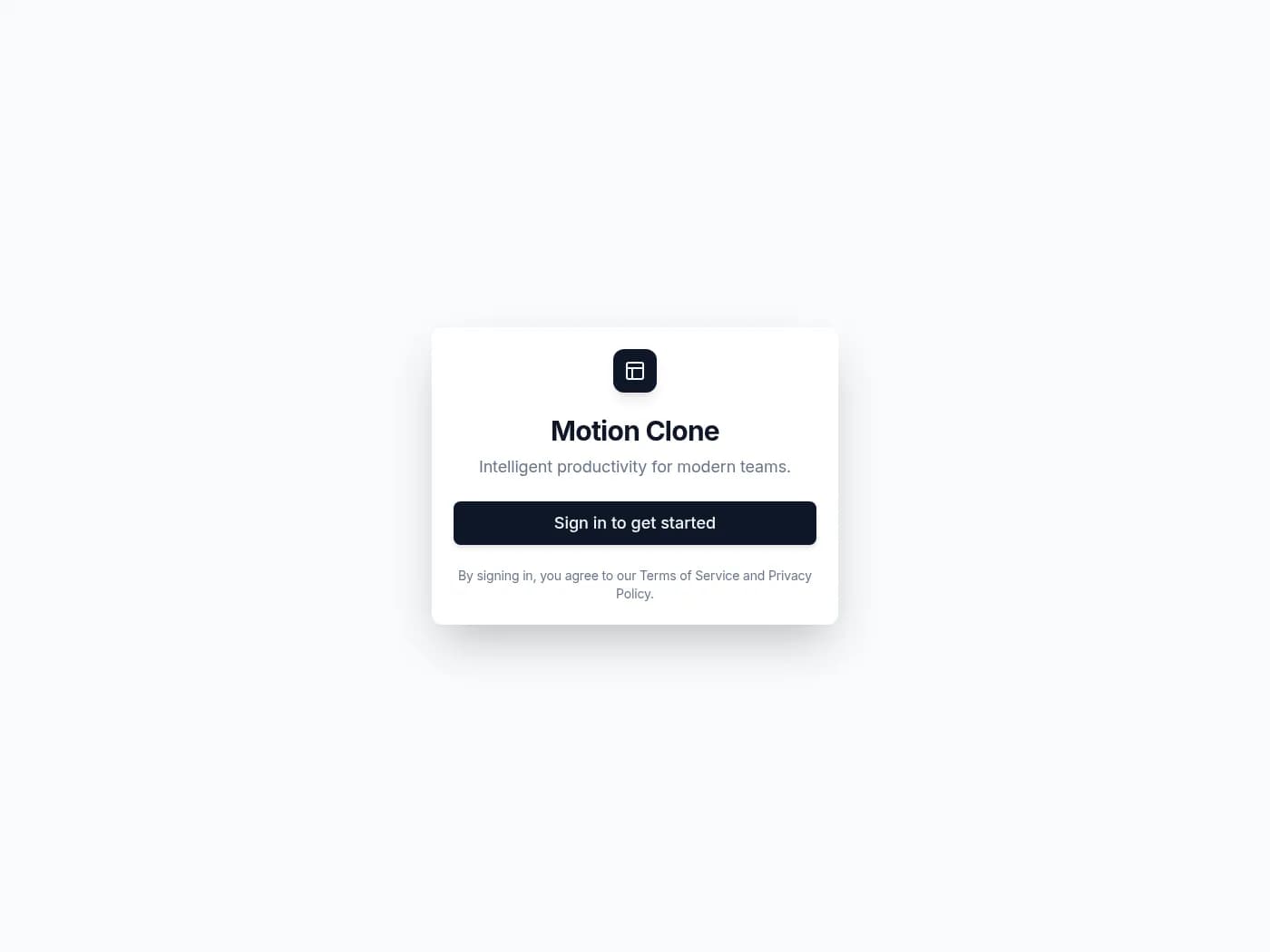 Motion App Clone