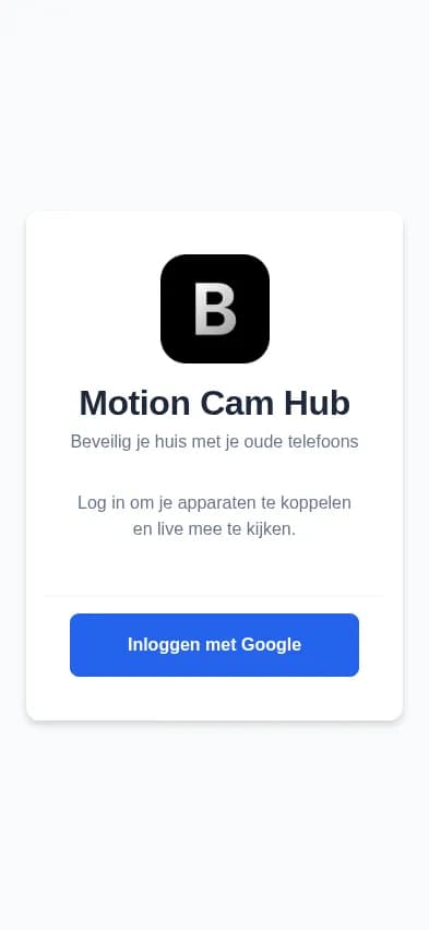 Motion Security Cam Hub