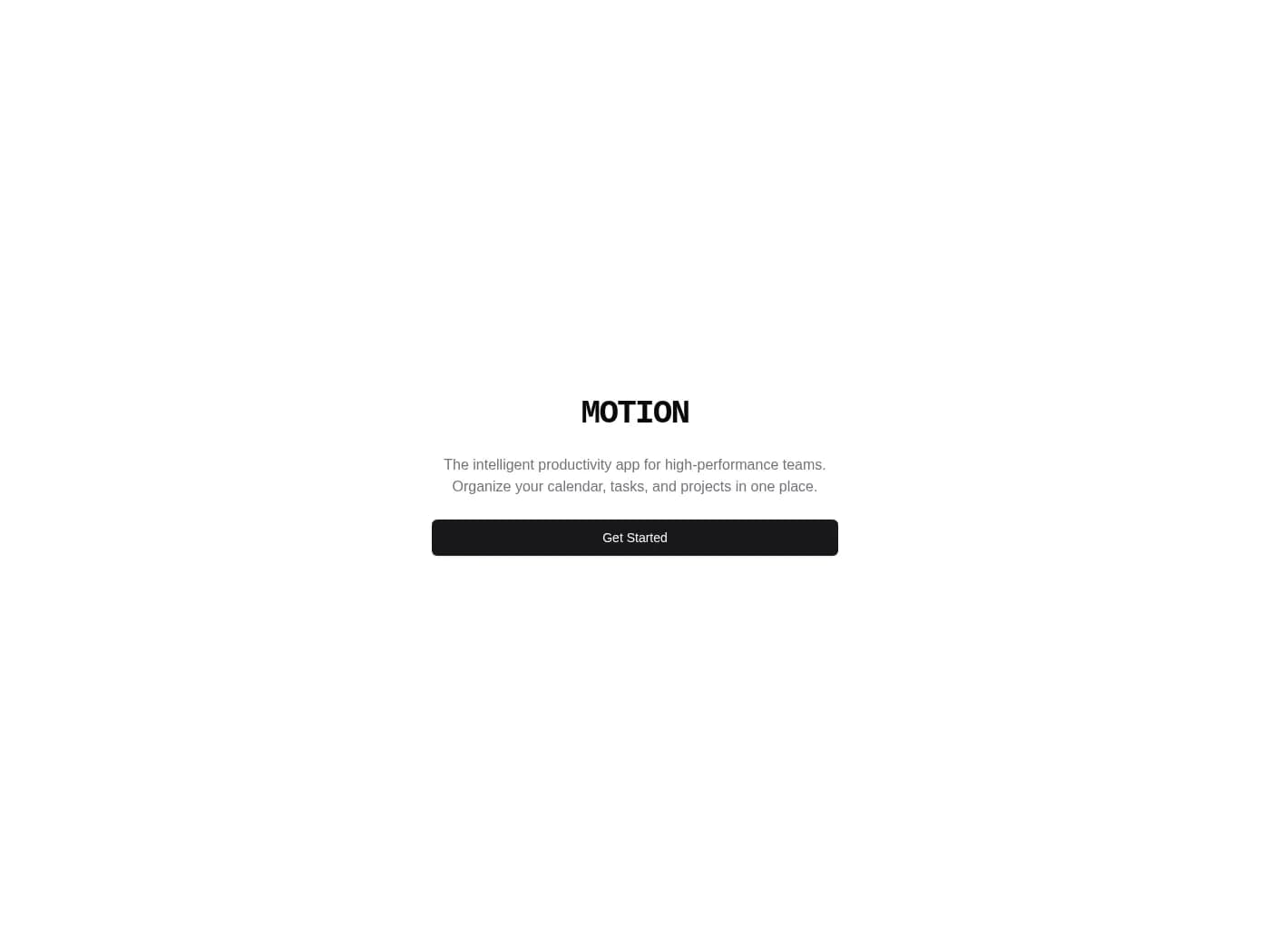 Motion Productivity Clone