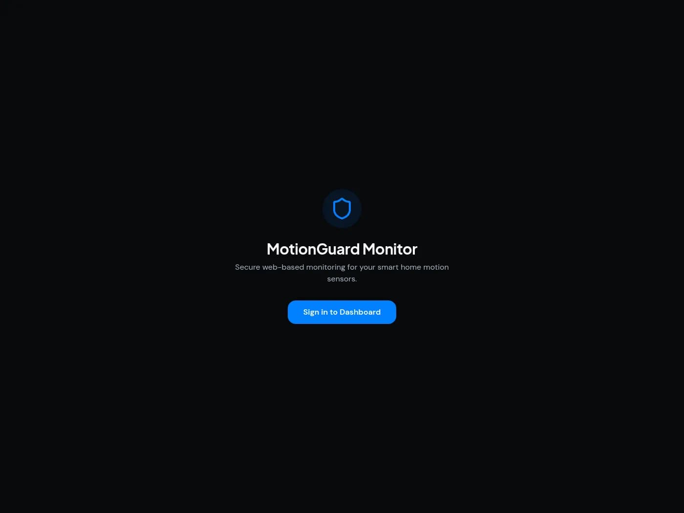 MotionGuard Web Monitor