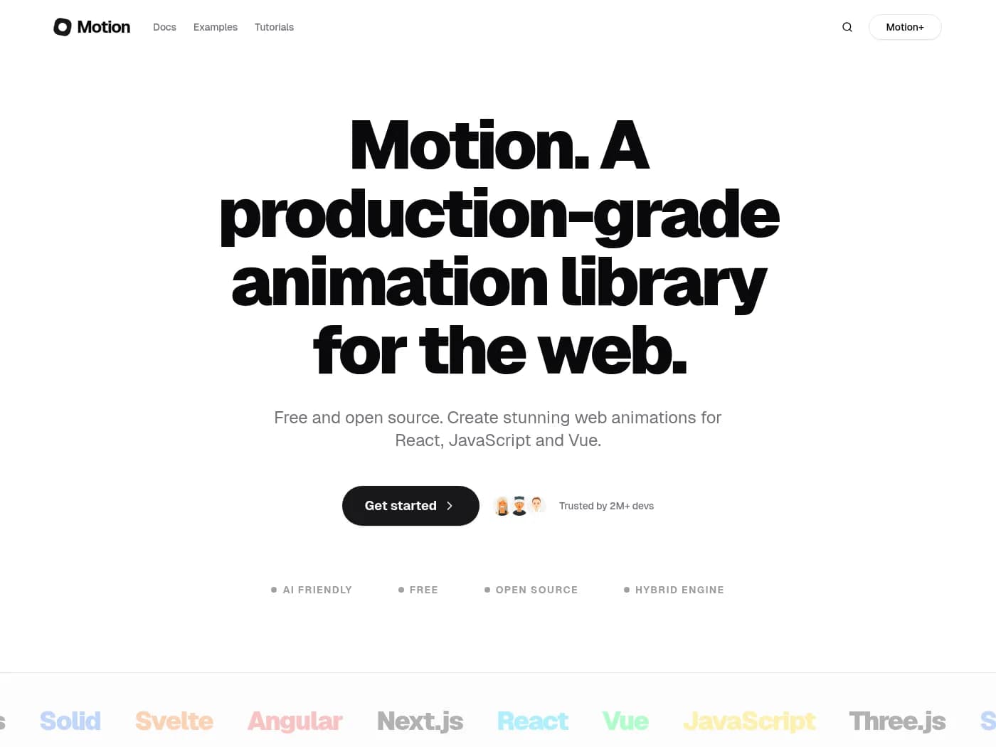 MotionClone Landing Page