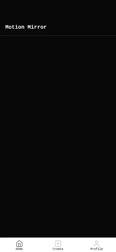 Motion Mirror App