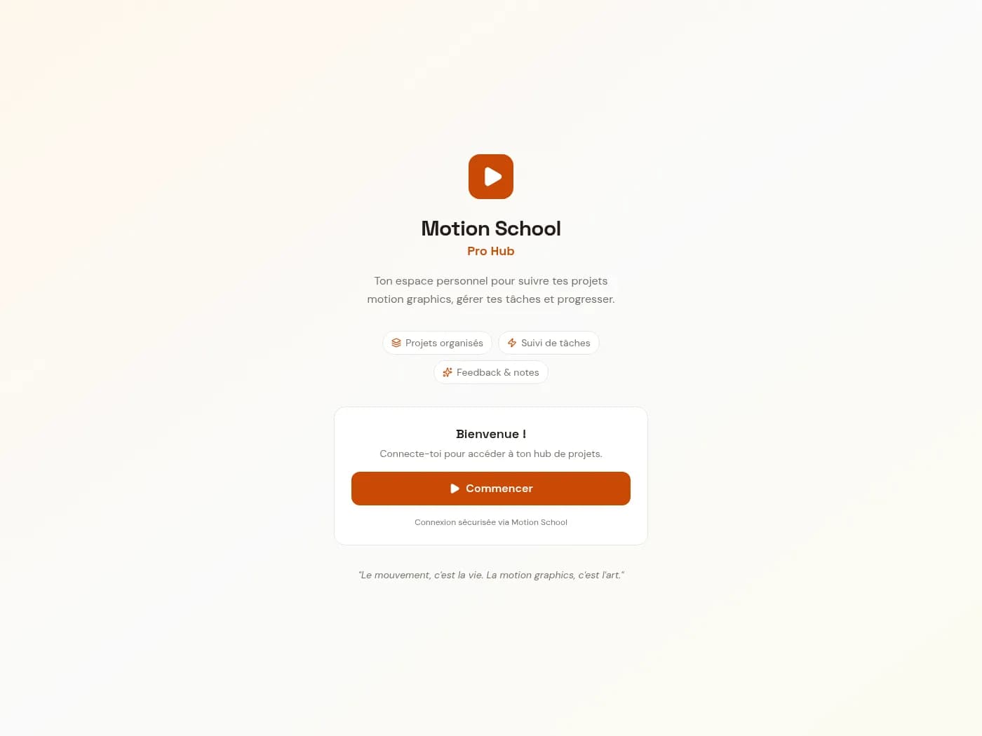 Motion School Pro Hub