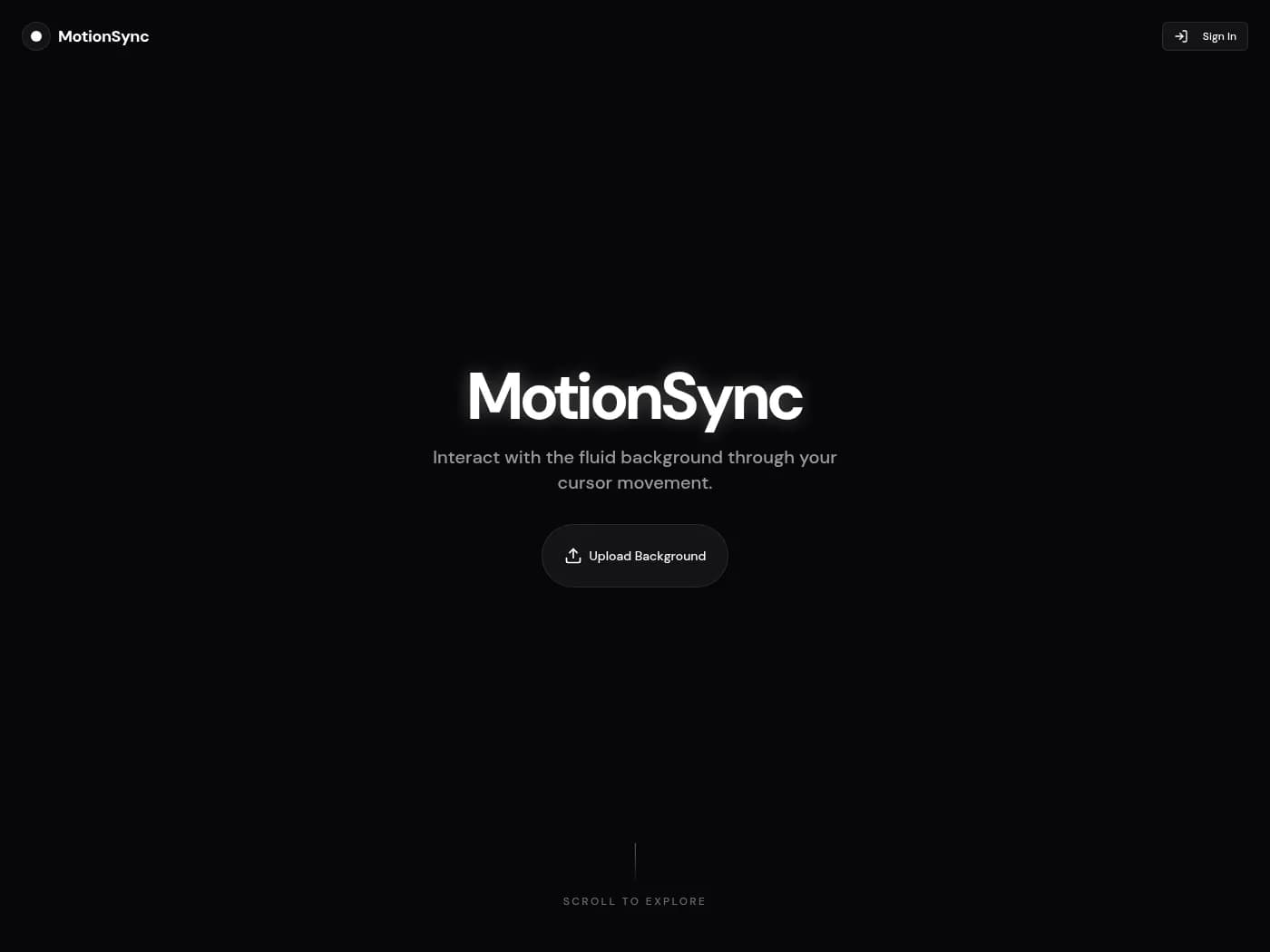 MotionSync Video Background