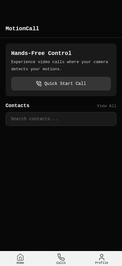 Motion Video Call App