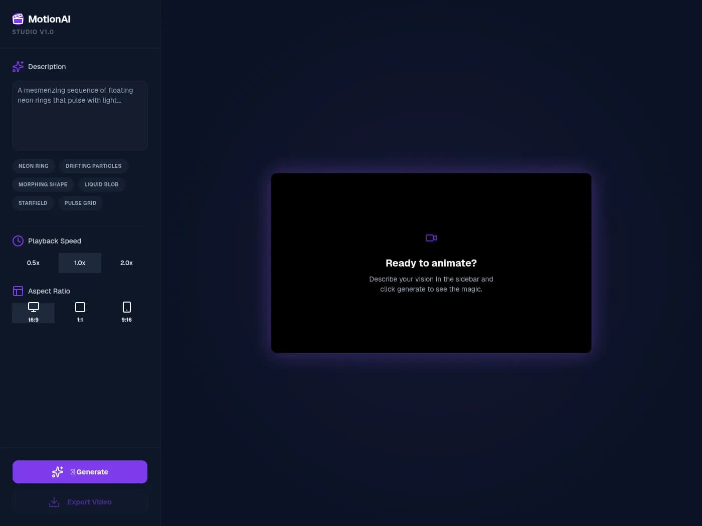 MotionAI Studio