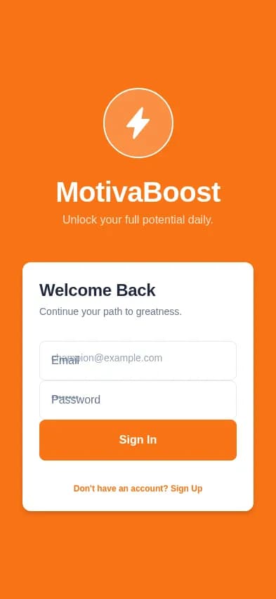 MotivaBoost App