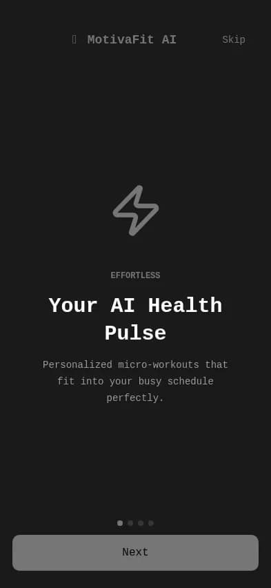 MotivaFit AI Coach