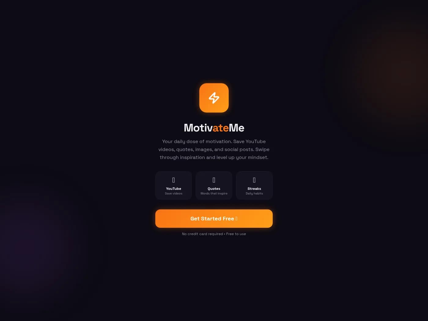 MotivateMe Web App