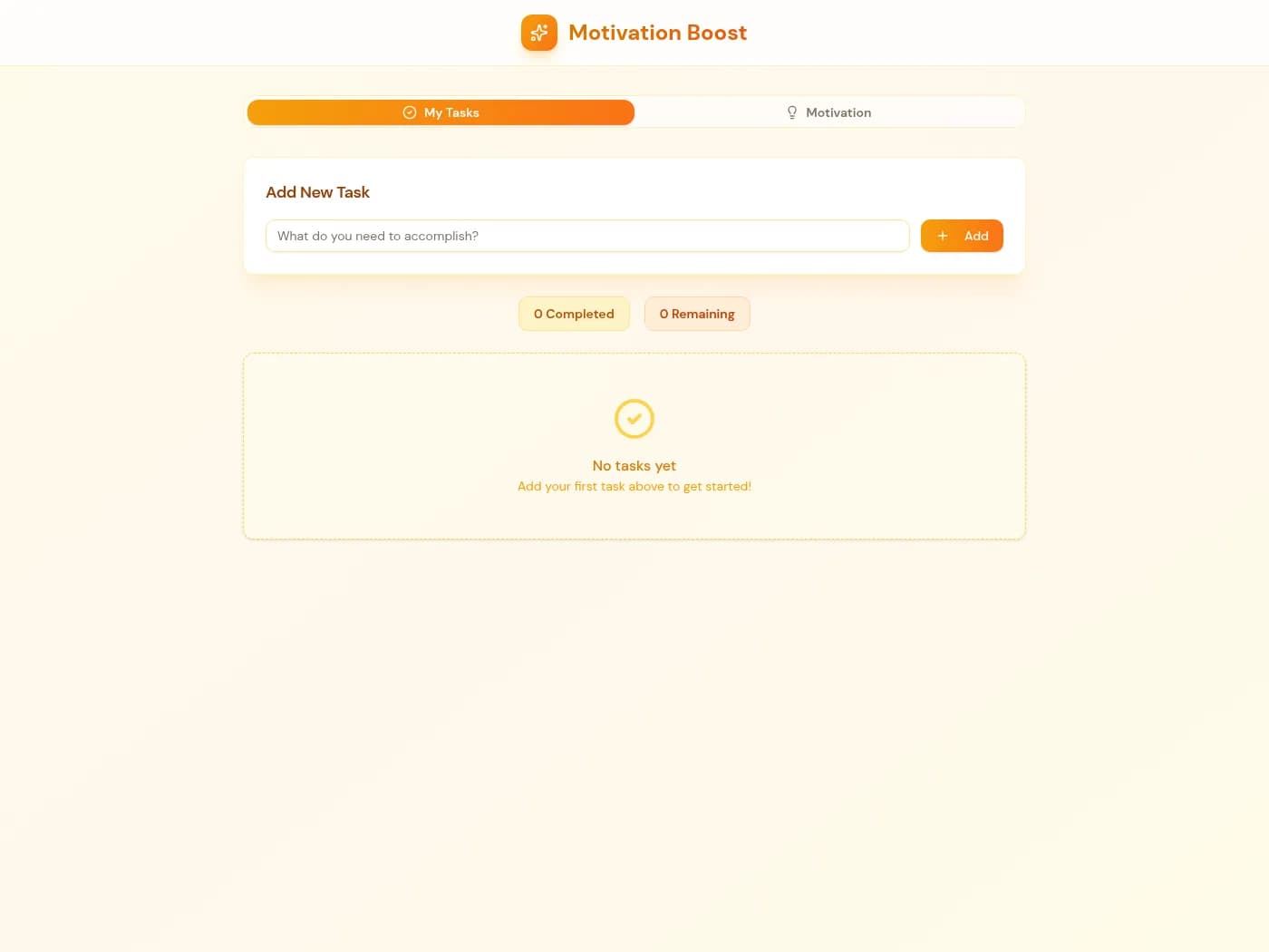 Motivation Boost App