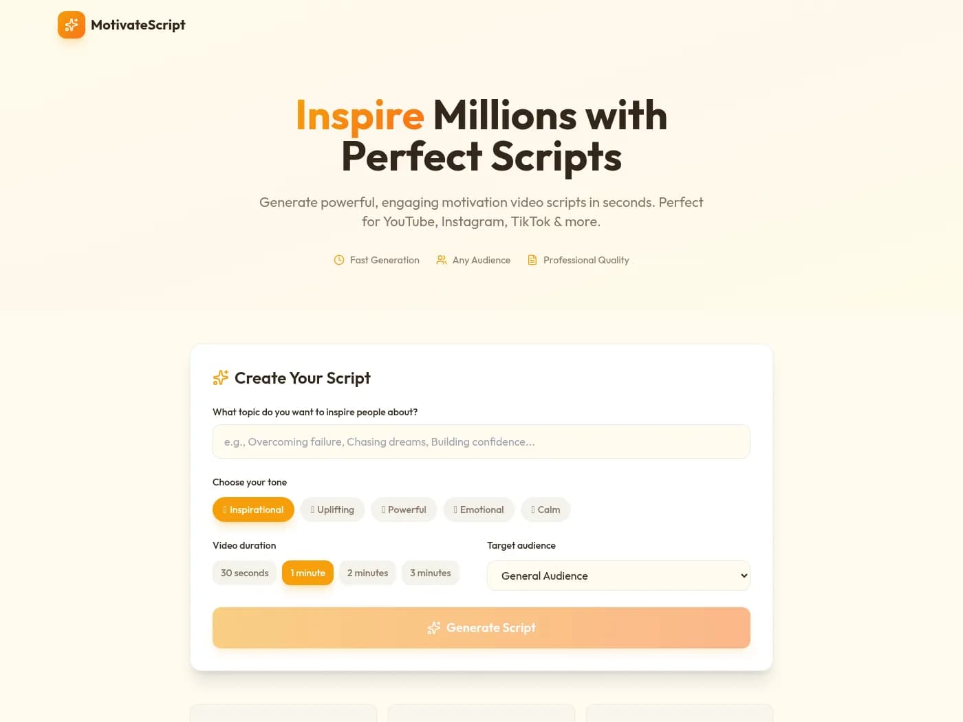 MotivateScript