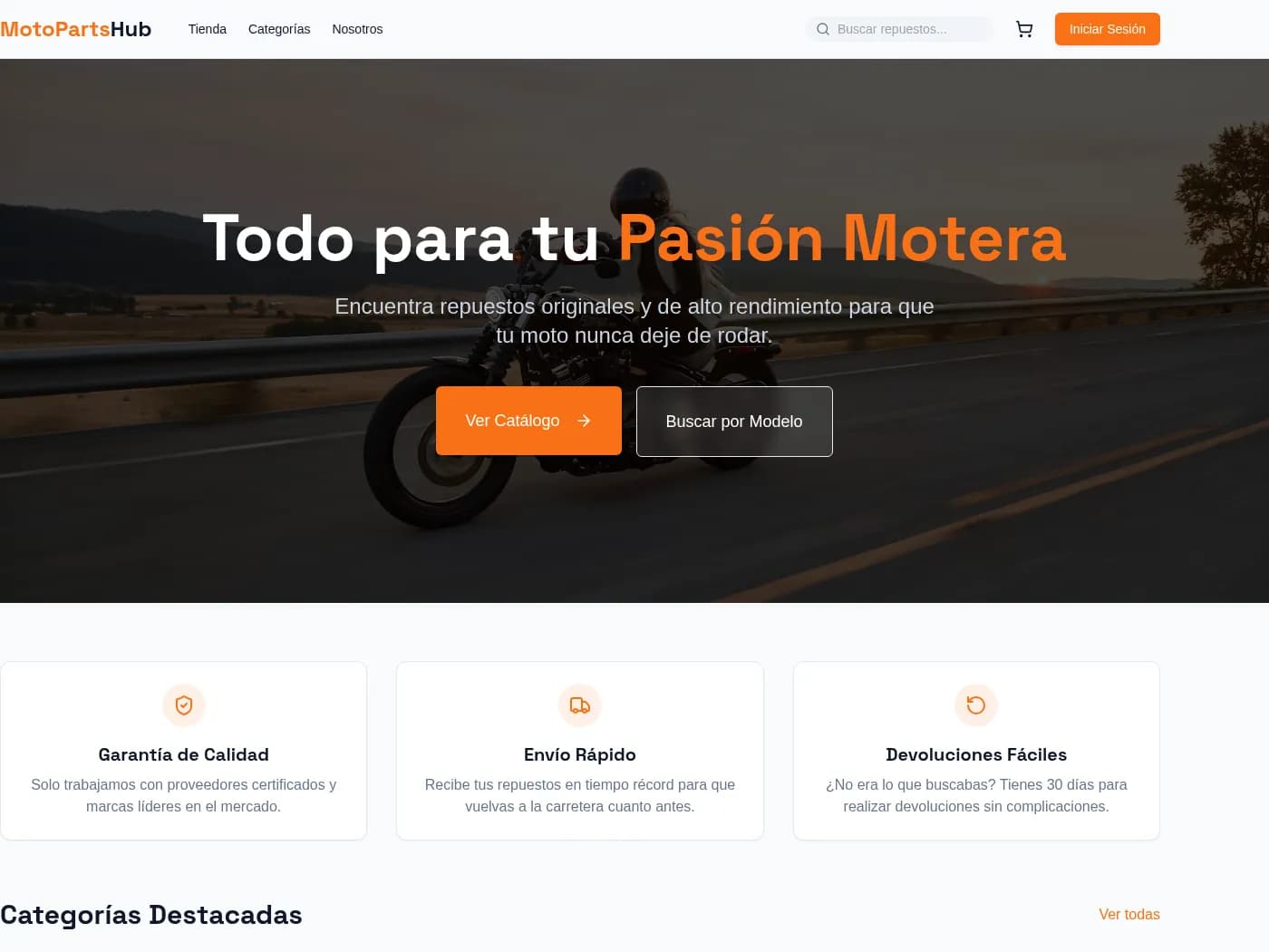 Moto Parts Hub