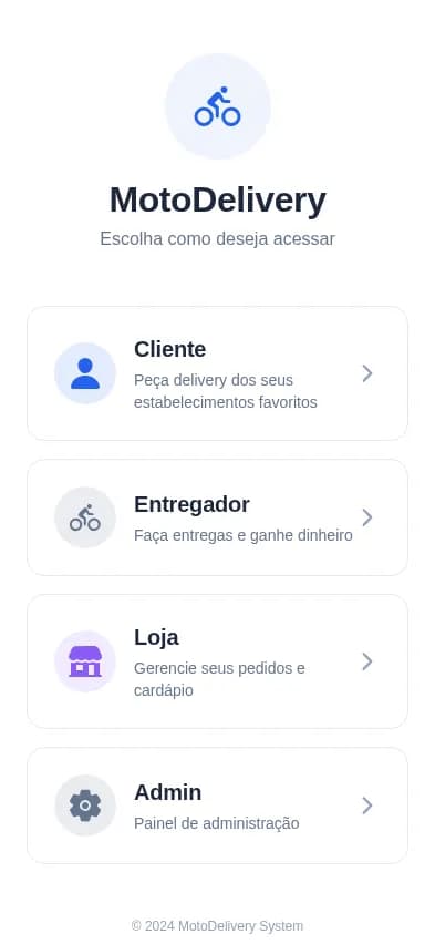 MotoDelivery System