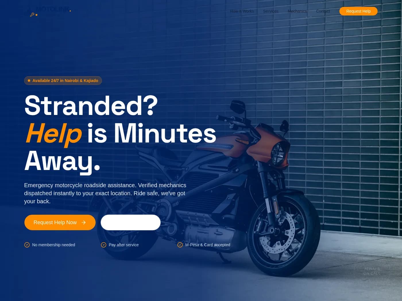 Motolink Kenya Homepage