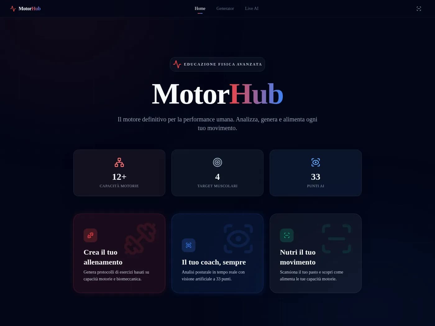 MotorHub: Advanced PhysEd App