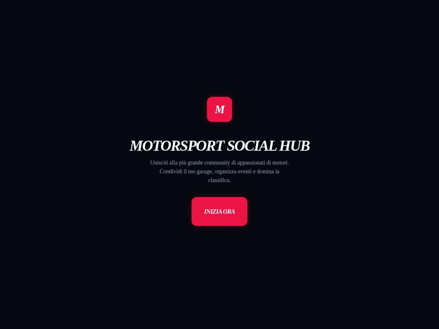 Motorsport Social Hub