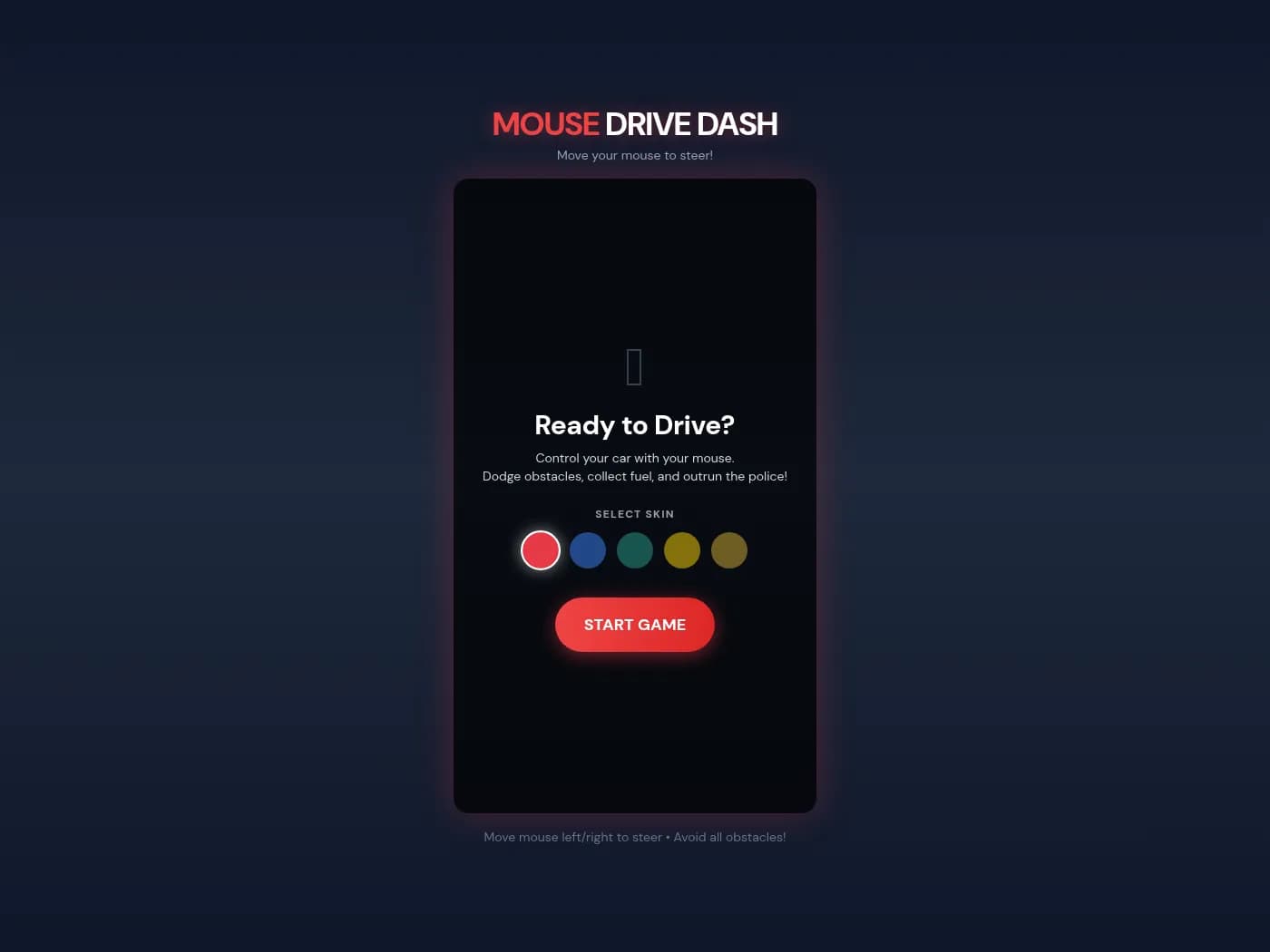 Mouse Drive Dash