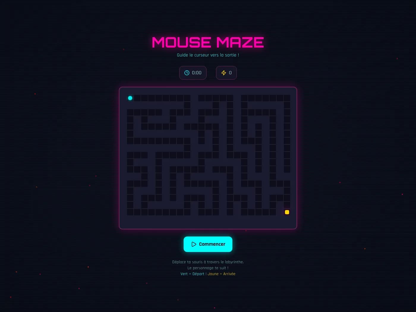 Mouse Maze Game